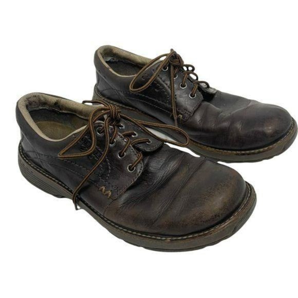 Merrell | Shoes | Merrell Realm Espresso Brown Leather Oxford Shoes ...